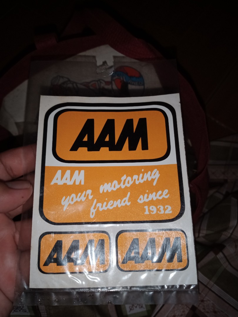 Sticker "AAM" (Nos) reflector, Hobbies & Toys, Collectibles ...
