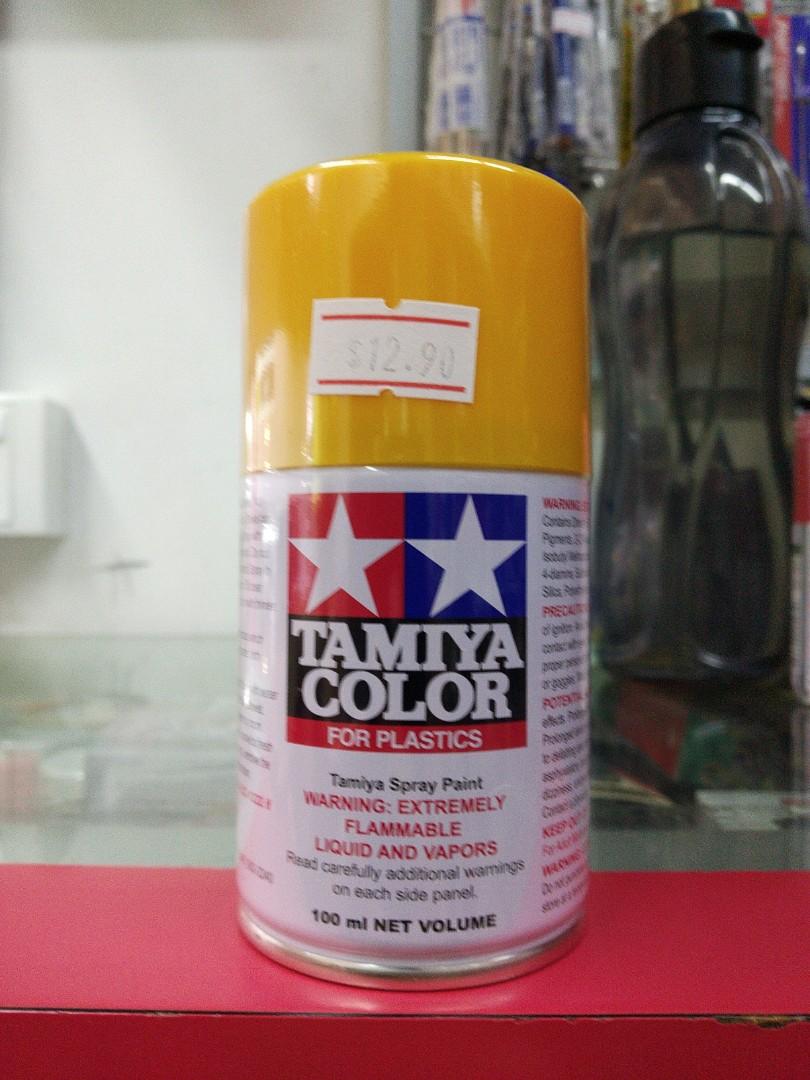 Tamiya TS-34 Camel Yellow Spray Paint For Plastic, Hobbies & Toys ...