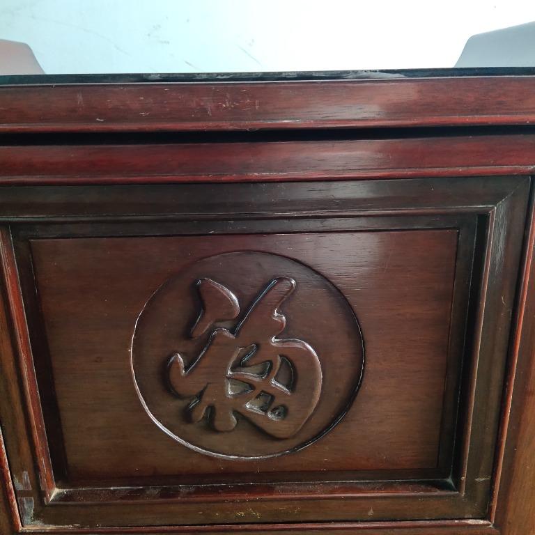 Teak Wood Small Chinese Prayer Altar Table, Furniture & Home Living ...