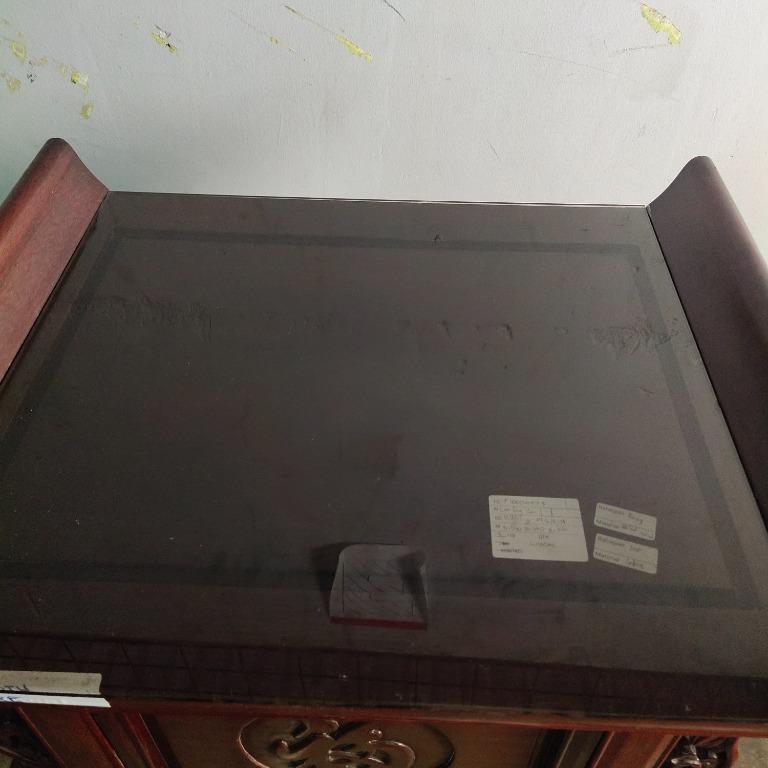 Teak Wood Small Chinese Prayer Altar Table, Furniture & Home Living ...