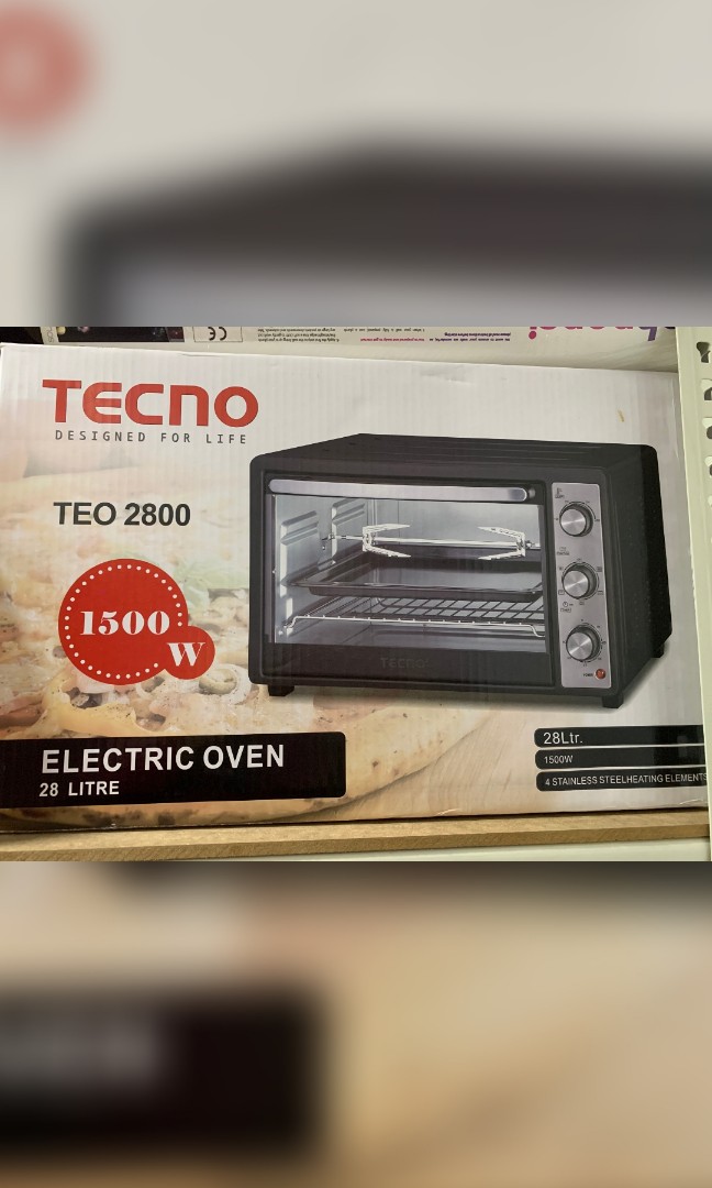 Techno Electric oven 28L, TV & Home Appliances, Kitchen Appliances ...