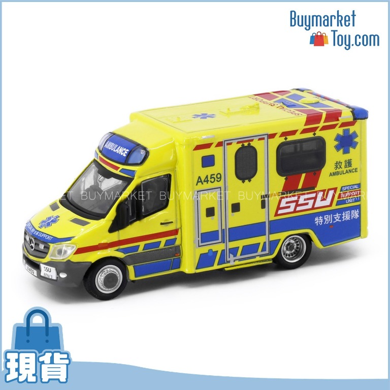 Tiny 城市 158 合金車仔 - 平治 Sprinter FL 消防處救護車 SSU (A459) | Tiny City 158 Die-cast Model Car ...