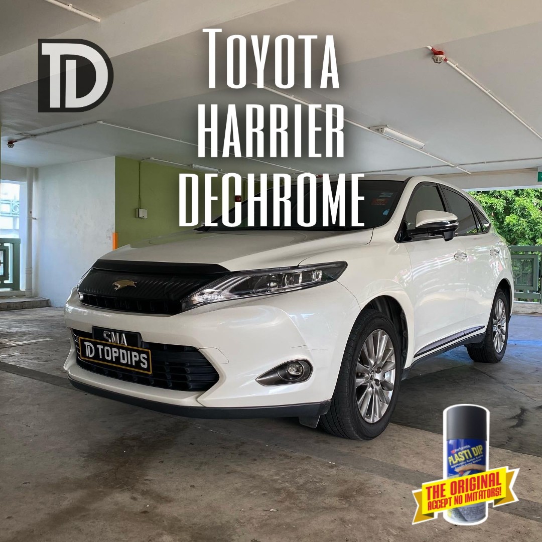 Toyota Harrier Dechrome Toyota Harrier Plastidip Harrier Coating Rubber ...