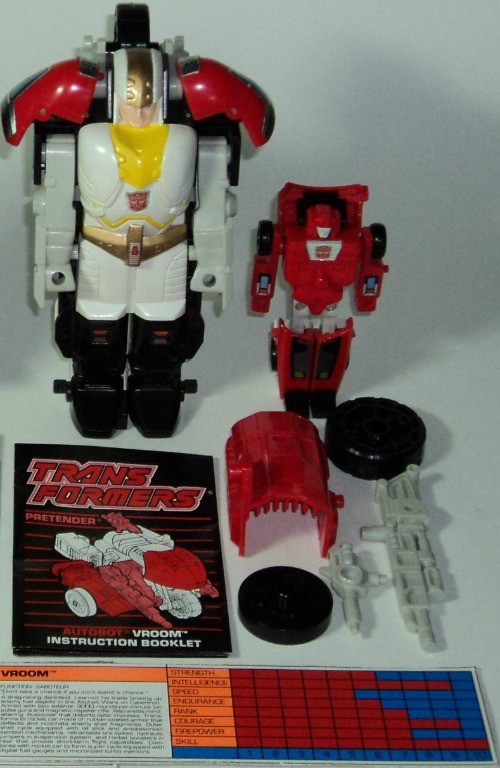 Transformers: G1: Autobot: Mega Pretenders: Vroom Loose Toy, Hobbies ...