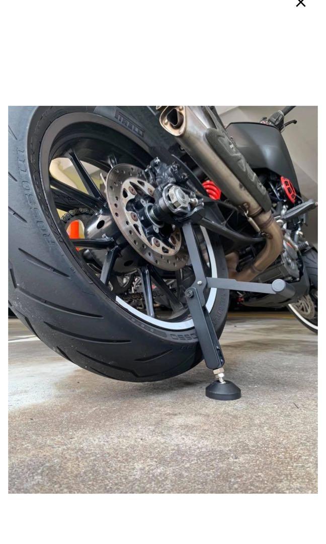 Verysix foldable paddock stand, Motorcycles, Motorcycle Accessories on ...