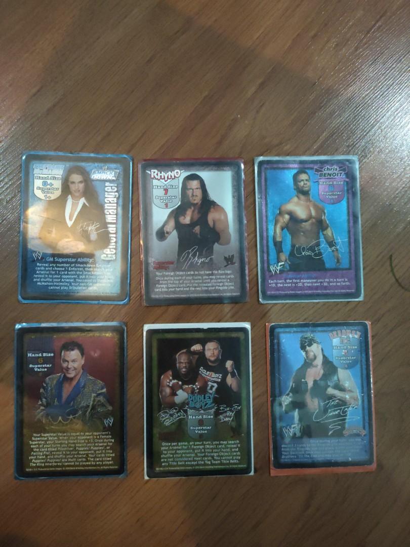 WWE Face Cards, Hobbies & Toys, Toys & Games on Carousell