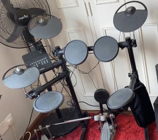 Yamaha DTX450K Electronic Drumset, Hobbies & Toys, Music & Media ...