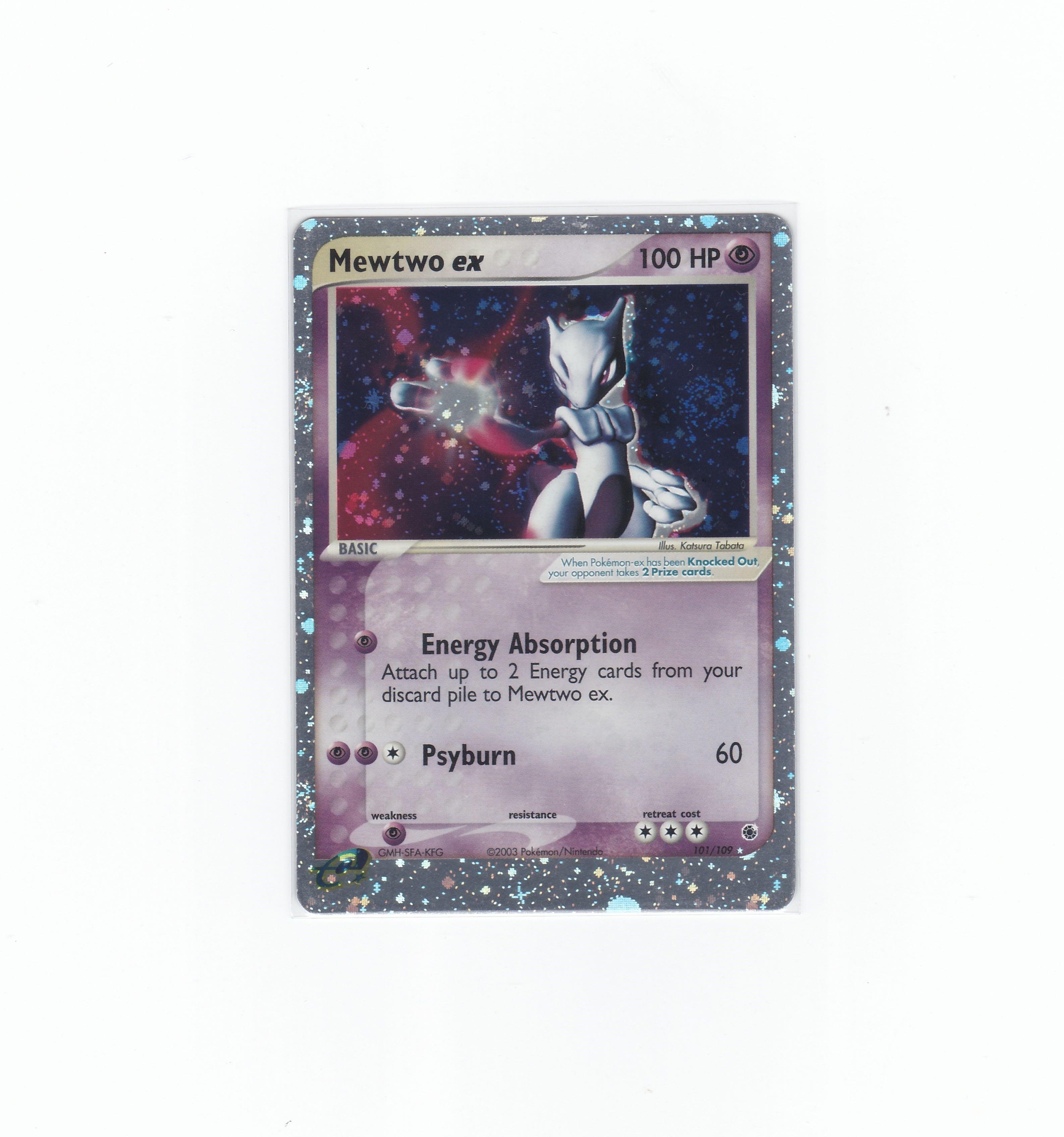 2003 Mewtwo Ex 101/109 Pokemon Pokémon Card (TCG), Hobbies & Toys, Toys ...
