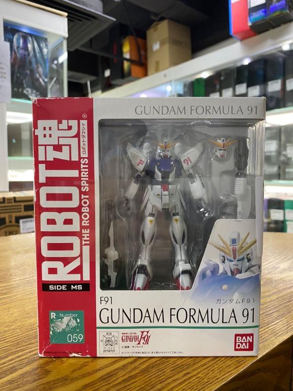 全新 盒殘 ROBOT 魂 059 F91 GUNDAM FORMULA 91 機動戰士 高達 bandai, 玩具 & 遊戲類, 玩具 - Carousell