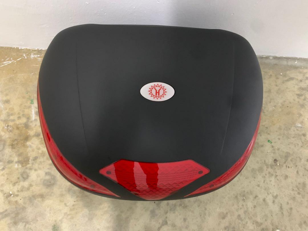 Aerox Box with Rack, Motorcycles, Motorcycle Accessories on Carousell