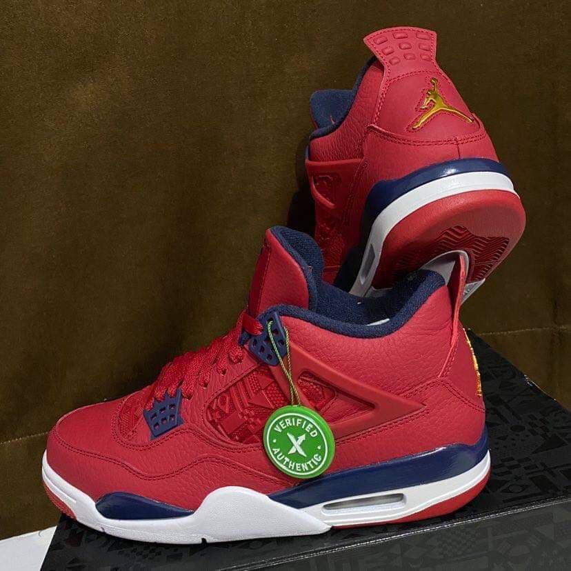 Air Jordan 4 FIBA, Men's Fashion, Footwear, Sneakers on Carousell