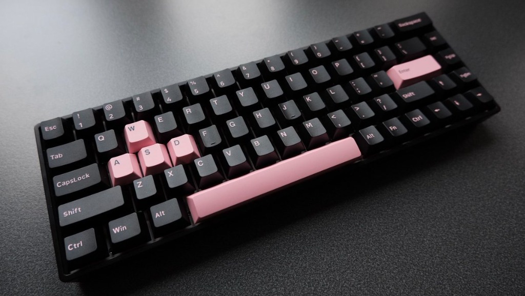 AKKO Black & Pink Cherry Profile Keycaps Set, Computers & Tech, Parts ...