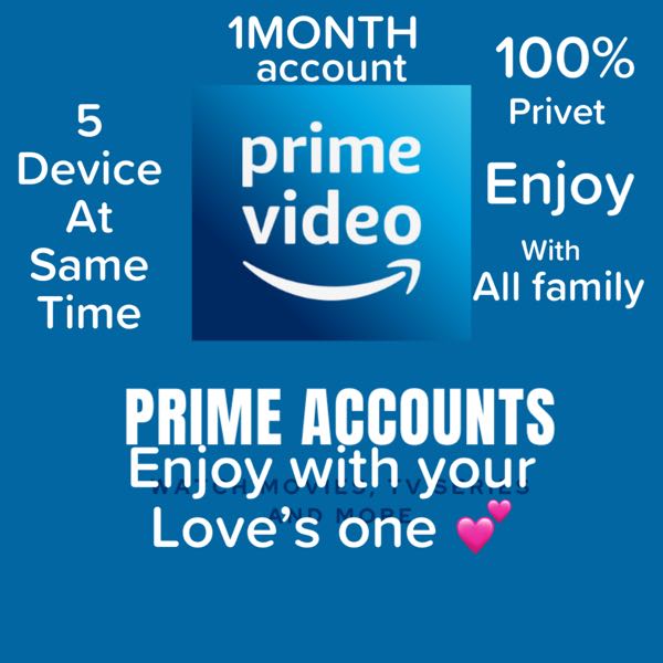 Amazon prime video 1 month subscription, Tickets & Vouchers, Local ...