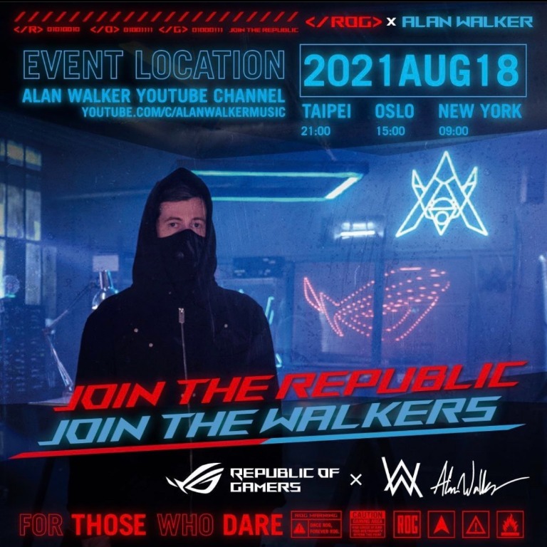 Asus ROG x Alan Walker Zephyrus G14 2021 Coming Soon, 電子產品, 電腦 ＆ 平板電腦 ...