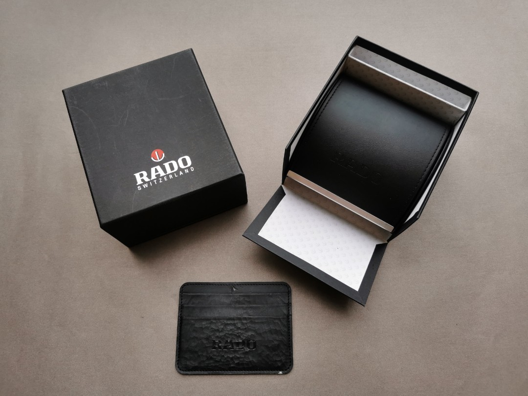 Authentic RADO Complete Set Watch Box, Men's Fashion, Watches ...