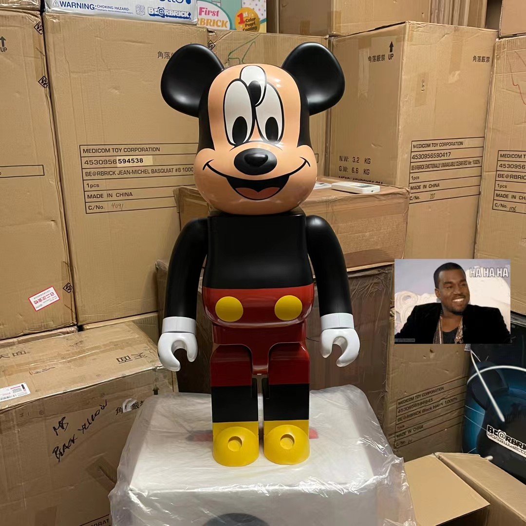 BEARBRICK x CLOT x DISNEY 3 EYED MICKEY 1000%, Hobbies & Toys, Toys ...
