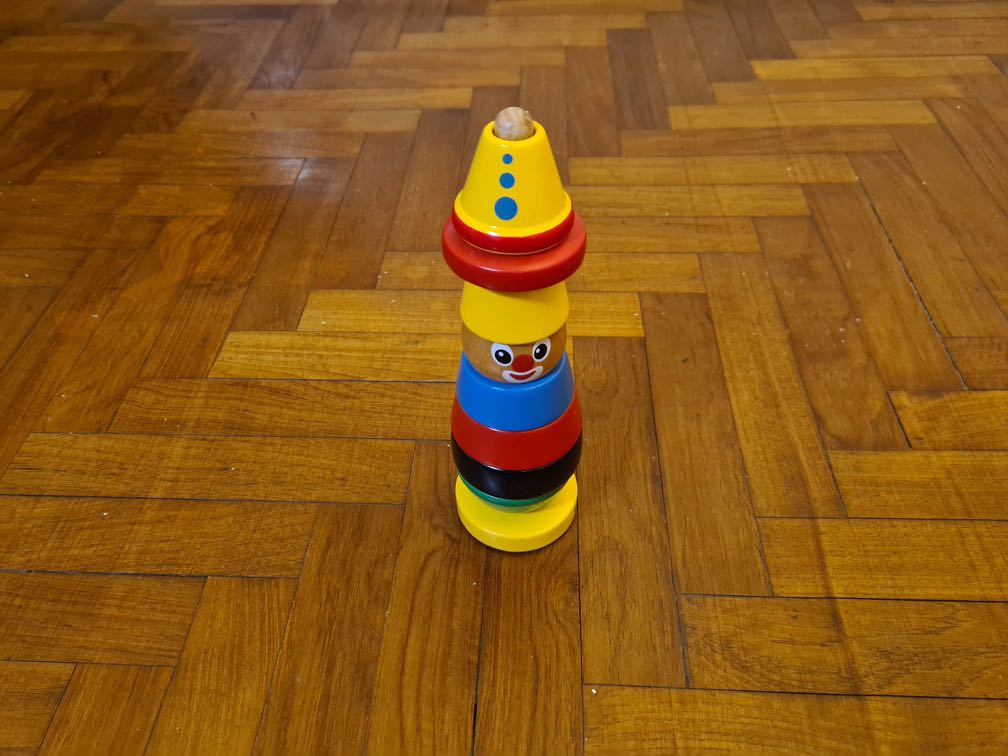 Brio stacking clown, Babies & Kids, Infant Playtime on Carousell