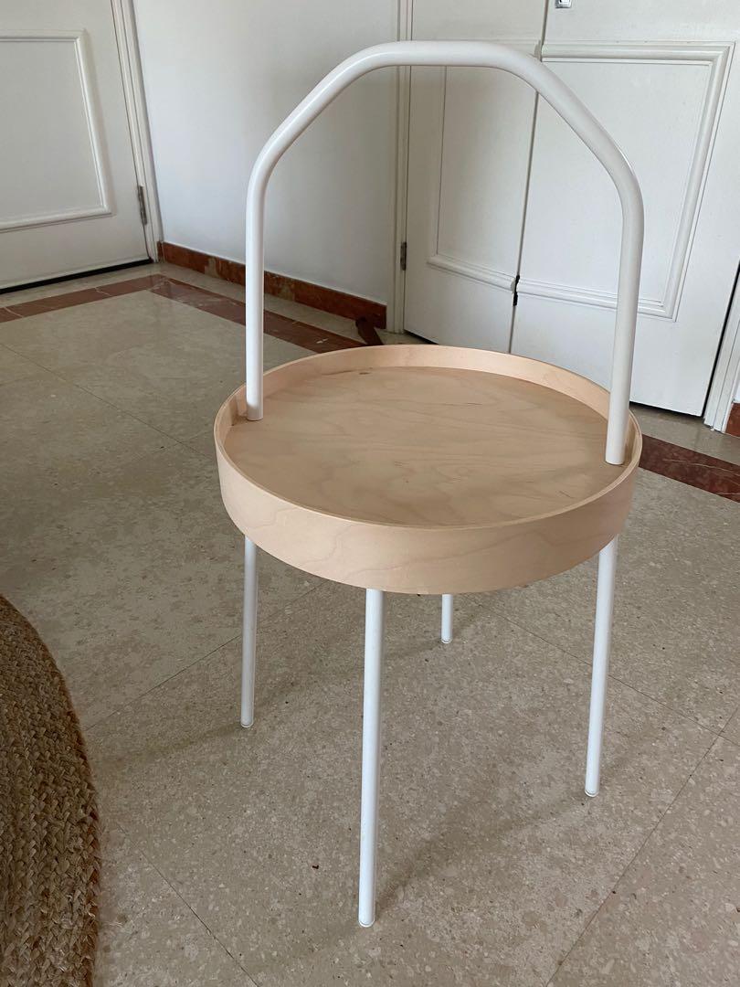 BURVIK IKEA side table, Furniture & Home Living, Furniture, Tables ...