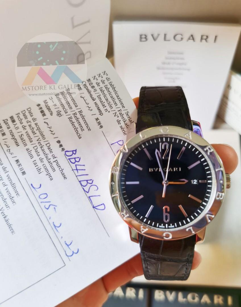 Bvlgari Bb 41BSLD (sold), Luxury, Watches on Carousell