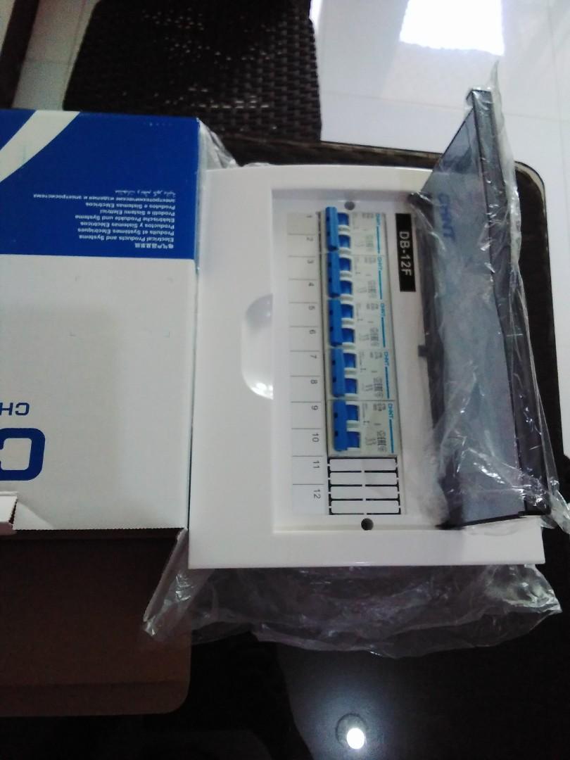 Chint Panel Board with breakers set, Commercial & Industrial ...