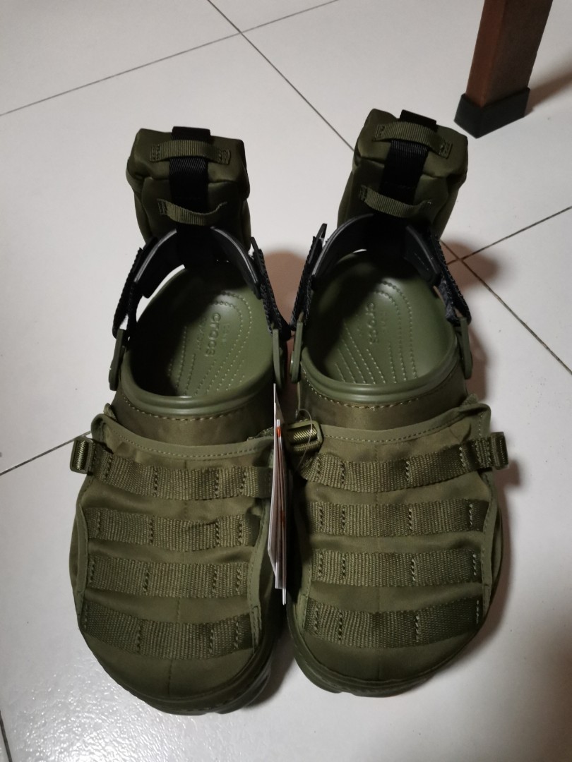 Crocs x beams military clog, Men's Fashion, Footwear, Flipflops and ...