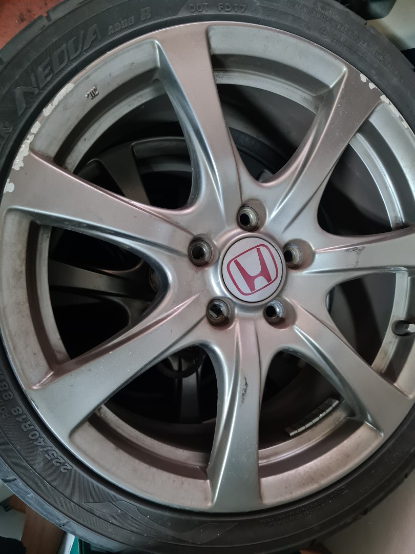 FD2R Stock Original Rims With Tyres, Car Accessories, Tyres & Rims on ...