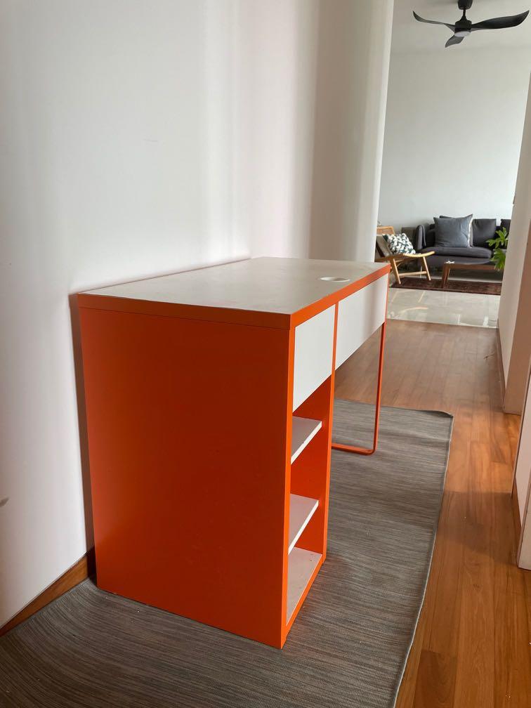 Free! But old and worn! Computer study / work desk, Furniture & Home ...