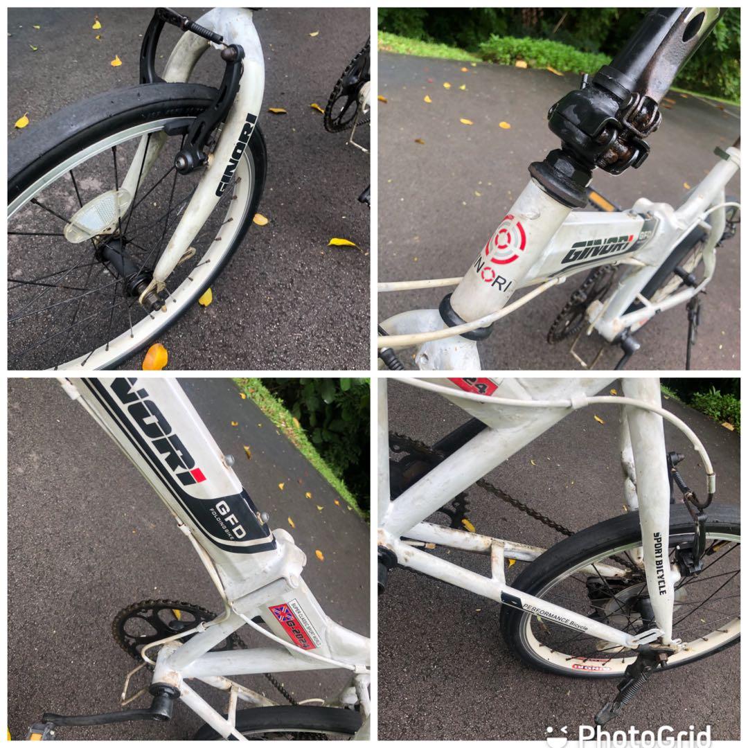 Ginori 20" 6 gear Folding Foldable Fold Foldie Bike Bicycle compact 6 ...