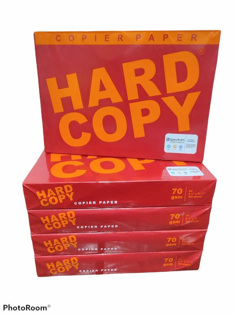 A4 SIZE Hard Copy Bond Paper 70gsm (500pcs per ream) TONDO MANILA ...