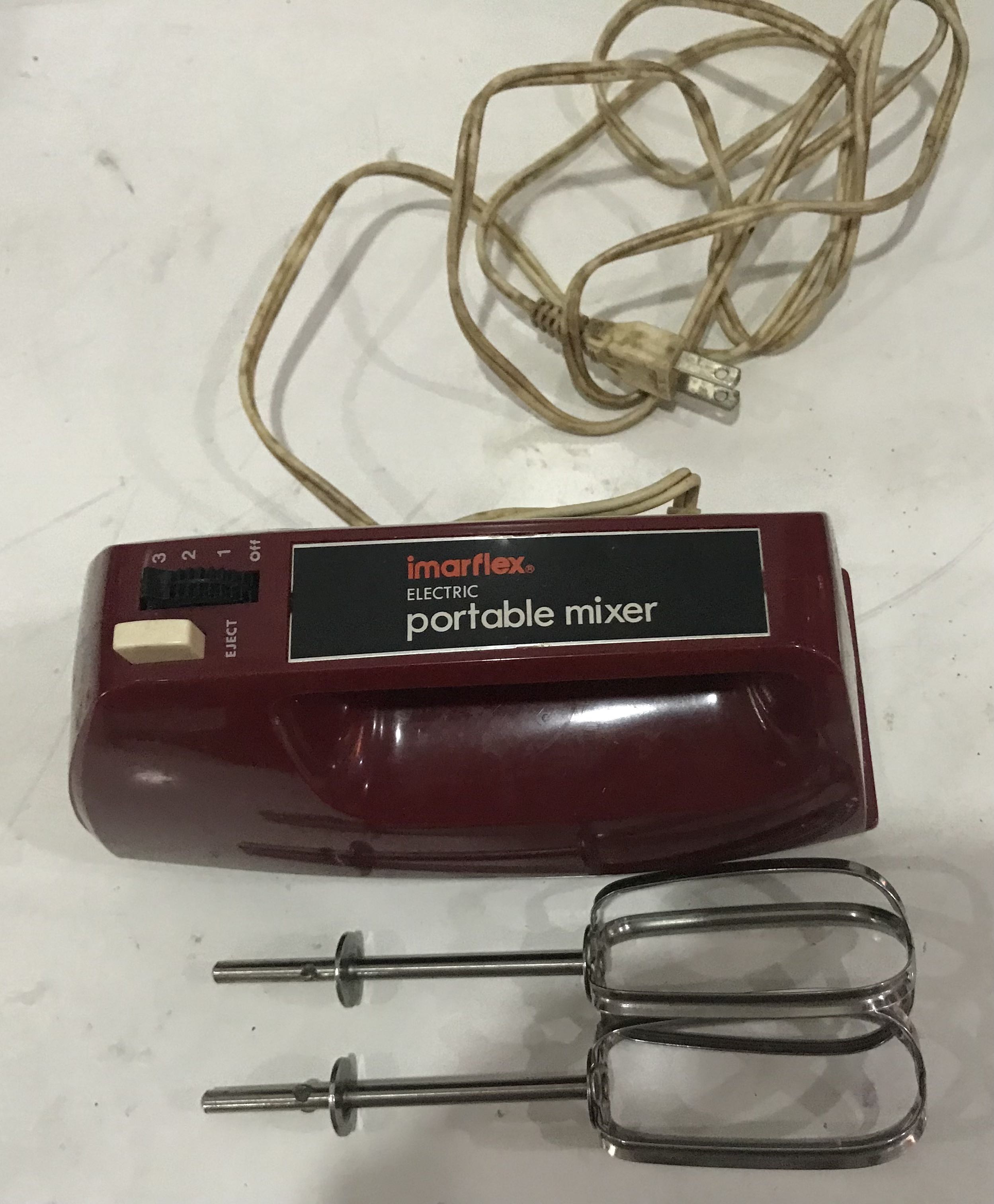 Imarflex electric portable hand mixer, Furniture & Home Living ...