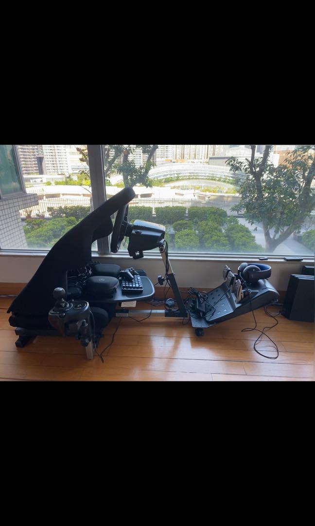 Logitech G920 and shifter and open wheeler racing chair, Video Gaming ...