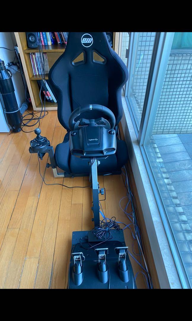Logitech G920 and shifter and open wheeler racing chair, Video Gaming ...