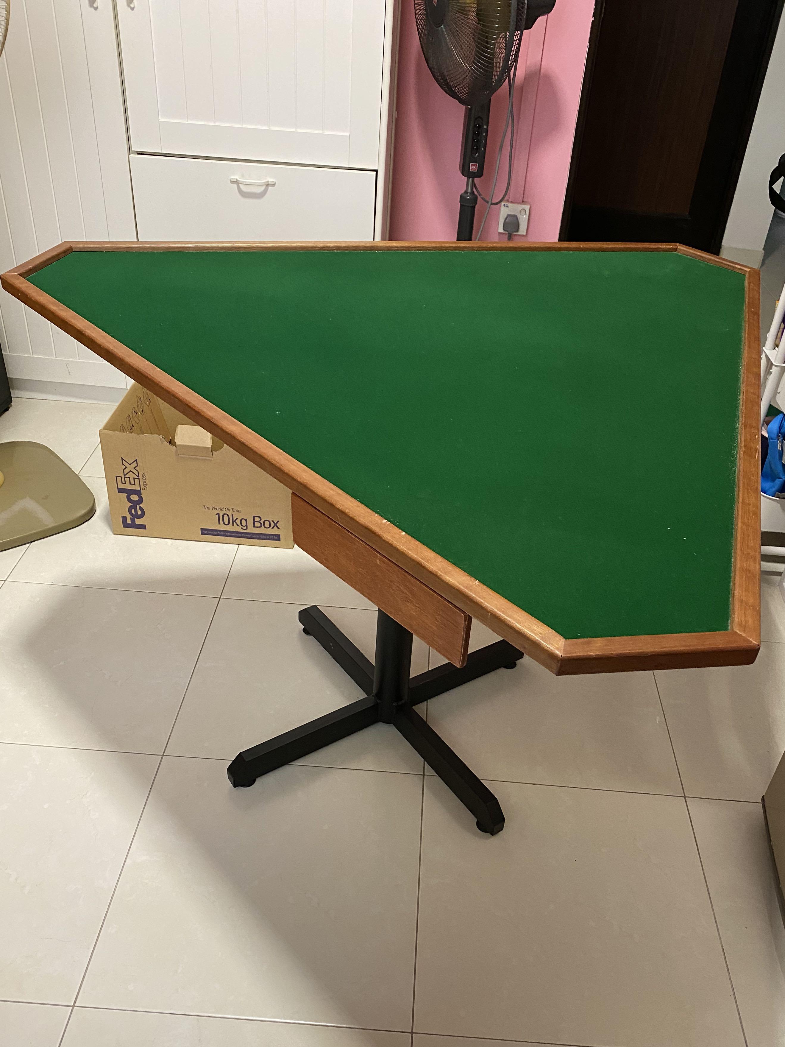 Mahjong table 3 person, Furniture & Home Living, Furniture, Tables ...