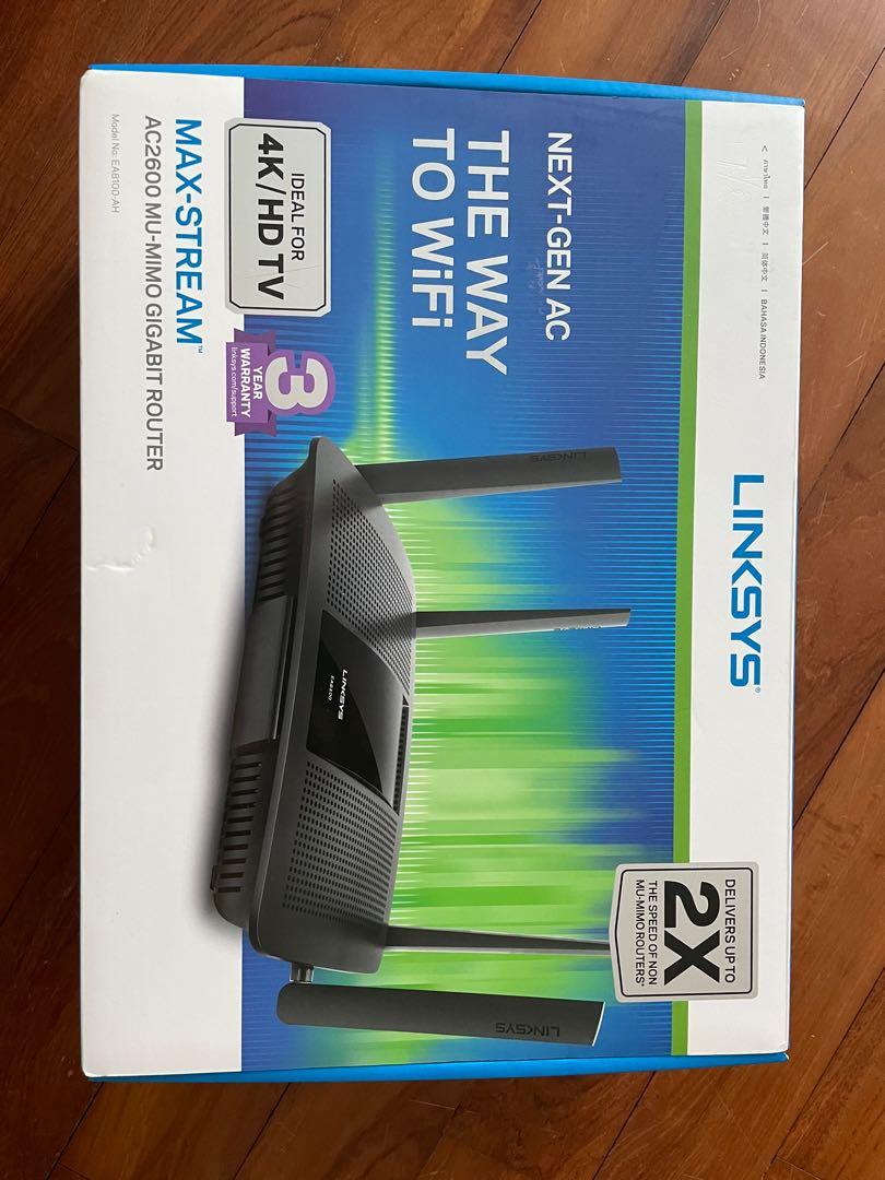 Max-Stream AC2600 Mu-Mimo Gigabit Router, Computers & Tech, Parts ...