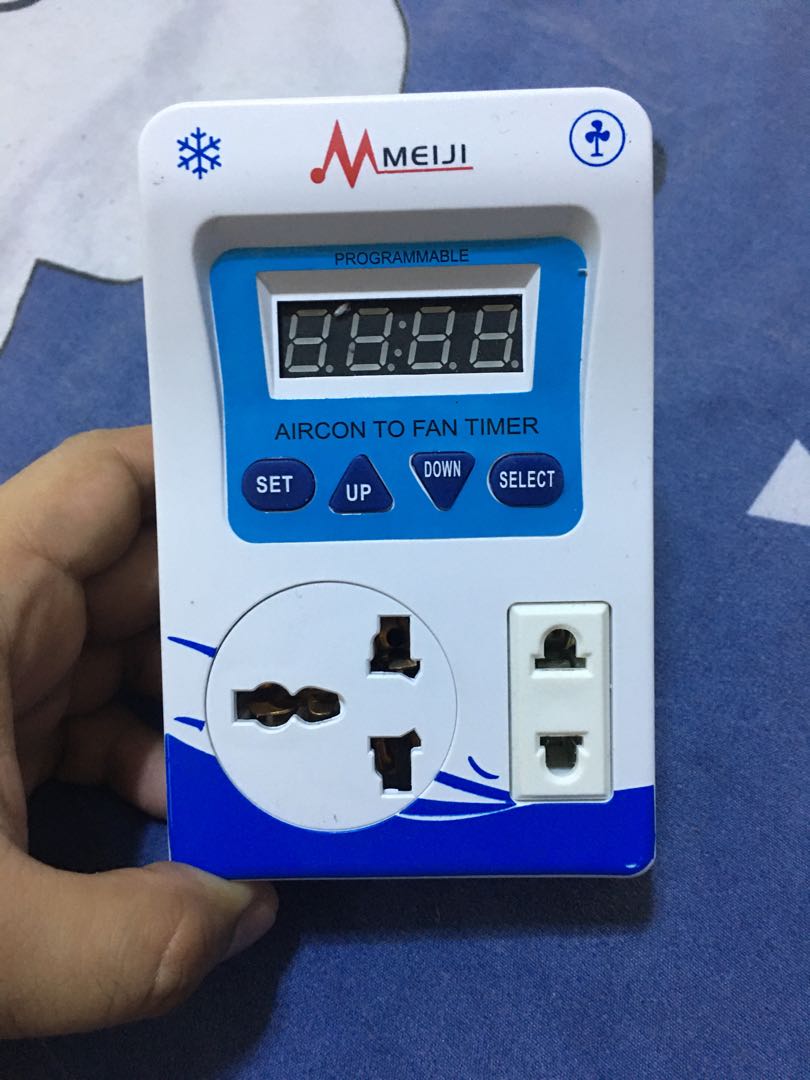 Meiji Aircon to Fan timer, TV & Home Appliances, Air Conditioning and ...