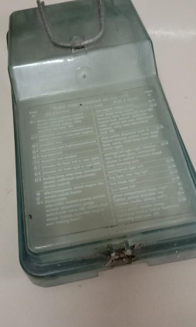 MERCEDES 190e w201 fuse cover, Auto Accessories on Carousell