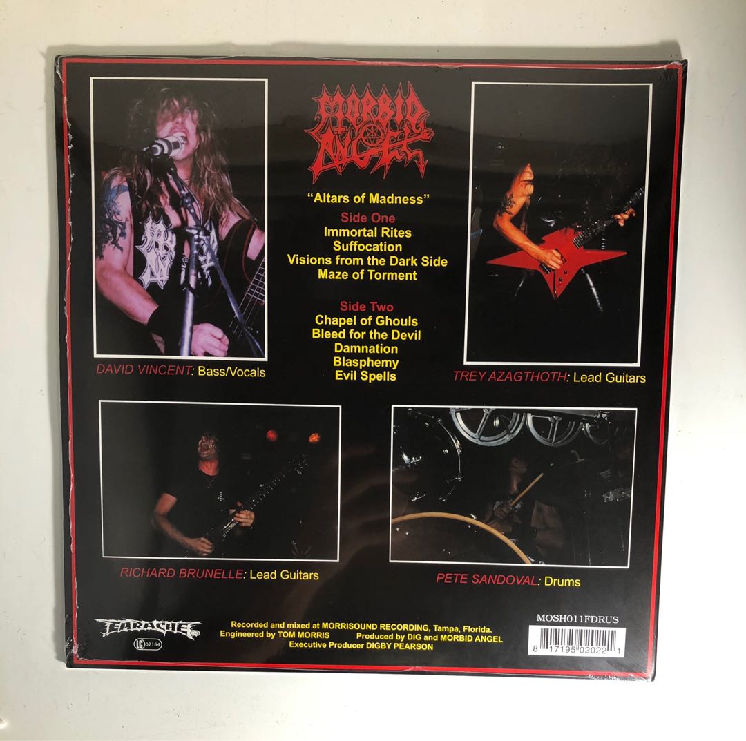 Morbid Angel - Altars Of Madness LP, Hobbies & Toys, Music & Media, CDs ...