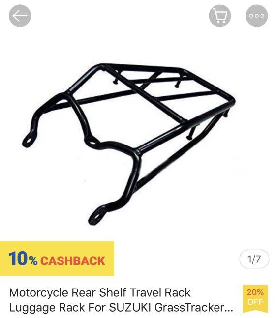 Motorcycle Cargo Rear Rack Bracket for Suzuki TU250GB TU250 GB ...