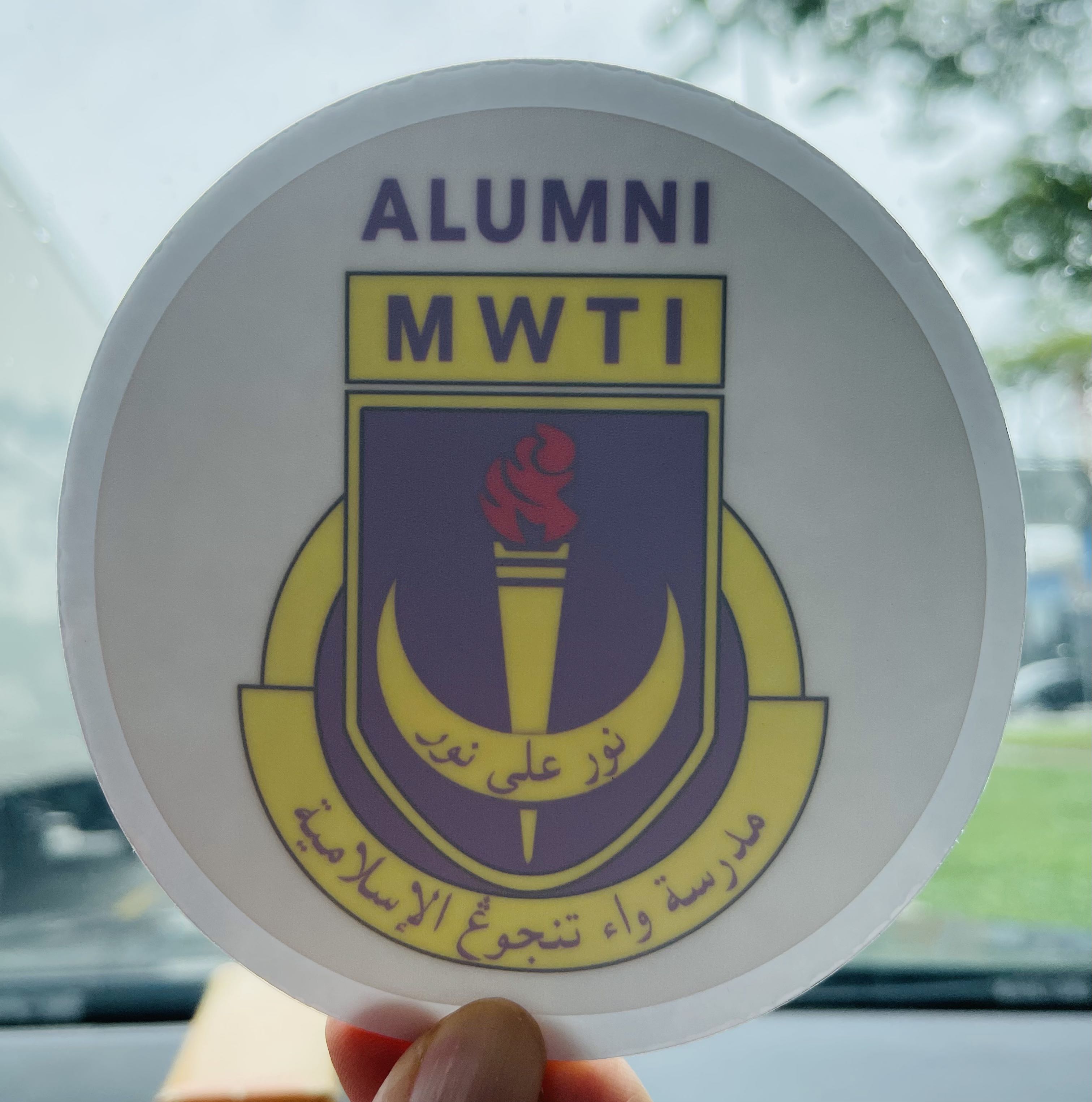 MWTI Madrasah Wak Tanjung Islamiah Alumni . Static Cling Car Decals ...