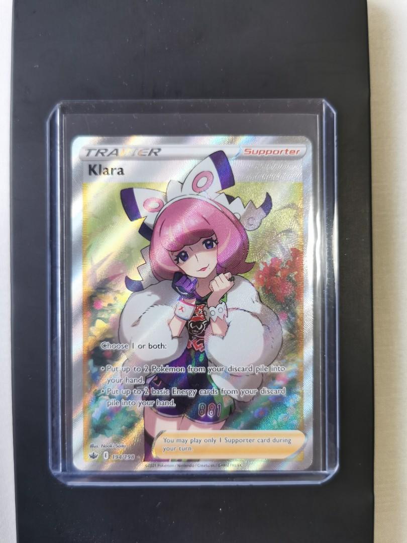 Pokemon - Klara Full Art Trainer, Chilling Reign, Hobbies & Toys, Toys ...