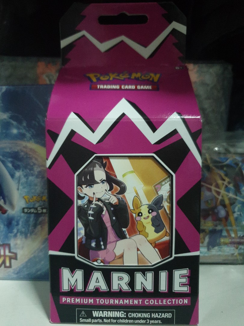 Pokemon Marnie premium tournament collection box, Hobbies & Toys, Toys & Games on Carousell