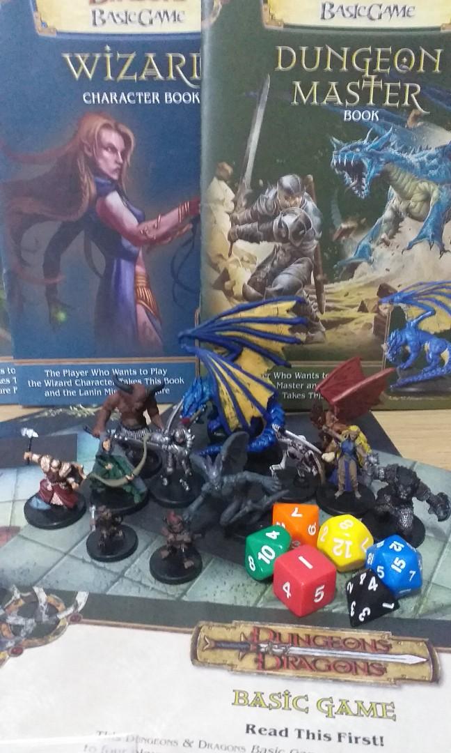 #RARE# DUNGEONS & DRAGONS BASIC GAME (2006), Hobbies & Toys, Toys & Games on Carousell