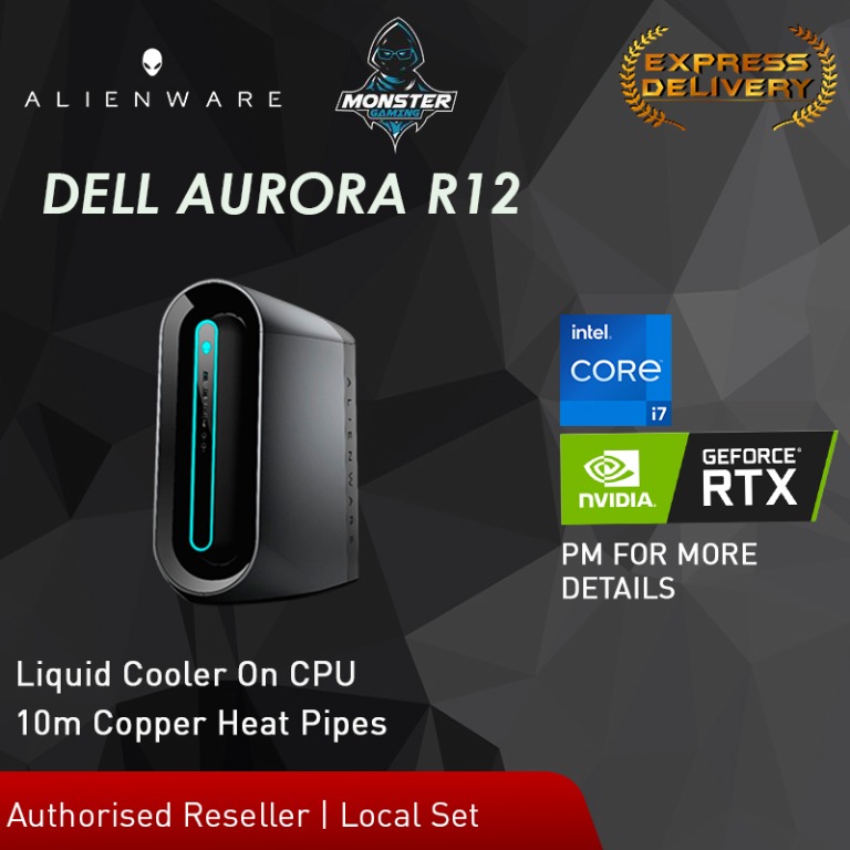 (Ready-Stocks) Dell Alienware Aurora R12 Gaming Desktop, Computers ...