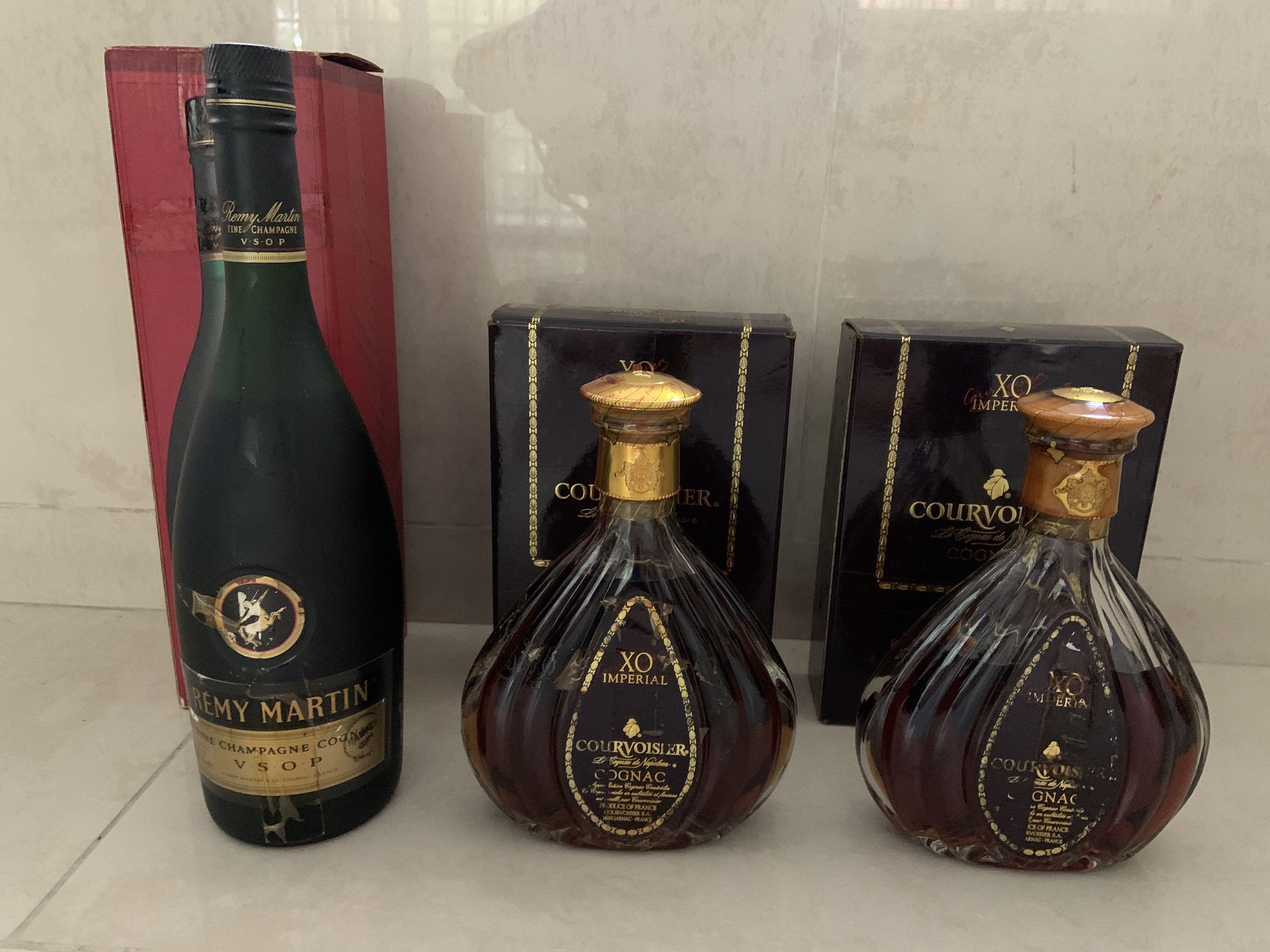 Remy Martin VSOP; Courvoisier XO Imperial, Food & Drinks, Alcoholic ...