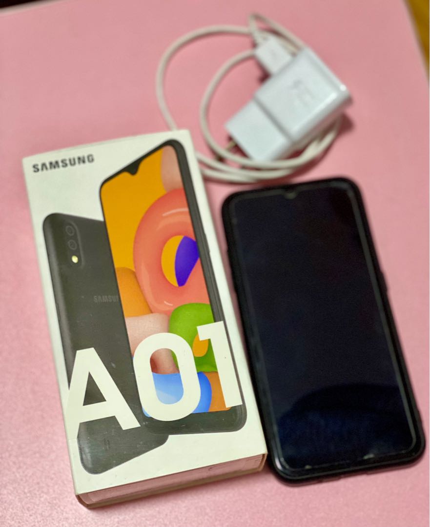 Samsung Galaxy A01 Original with Box and Charger, Mobile Phones ...