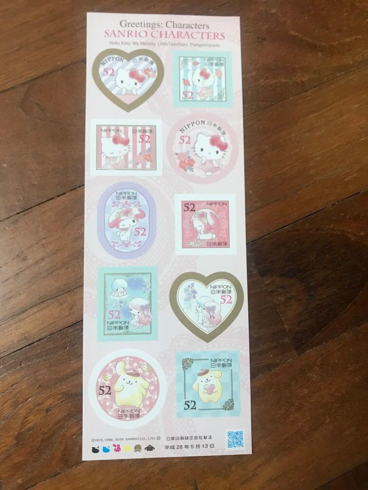 Sanrio characters stamp sheet, Hobbies & Toys, Memorabilia ...