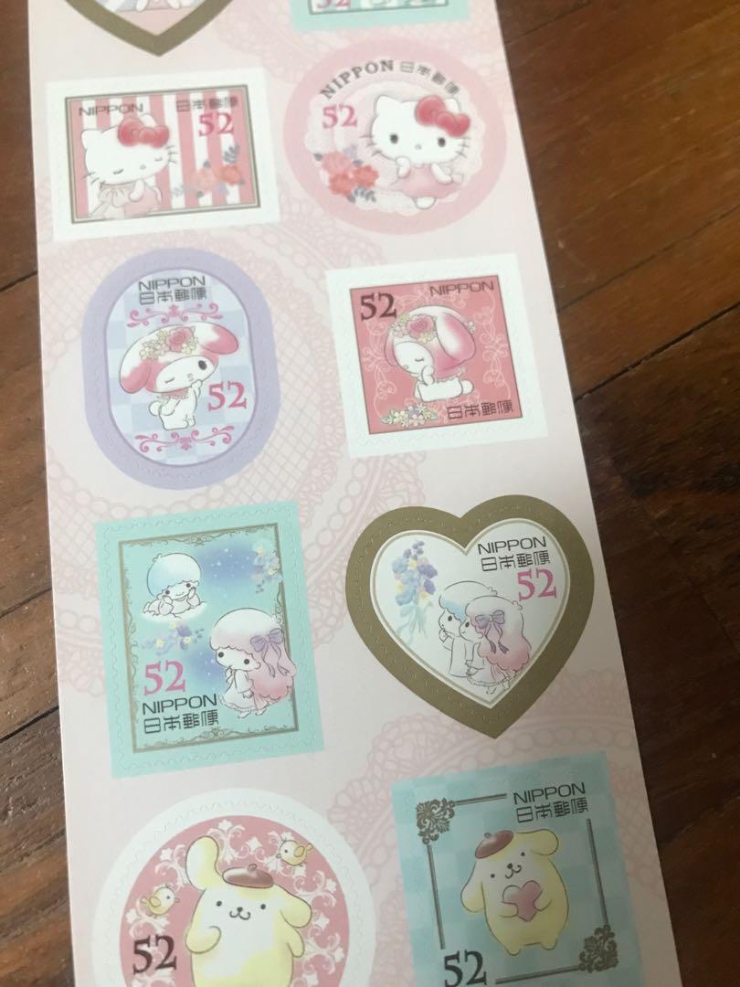 Sanrio characters stamp sheet, Hobbies & Toys, Memorabilia ...