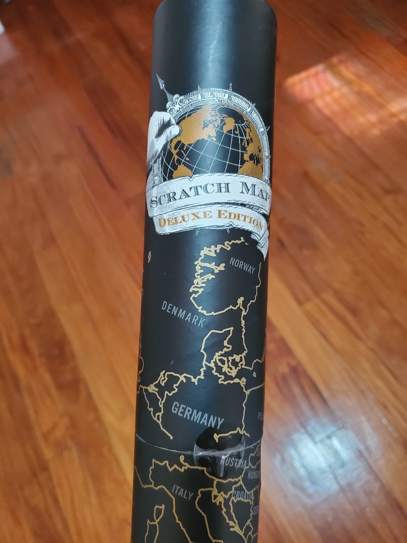 Scratch Map Deluxe Edition, Hobbies & Toys, Toys & Games on Carousell