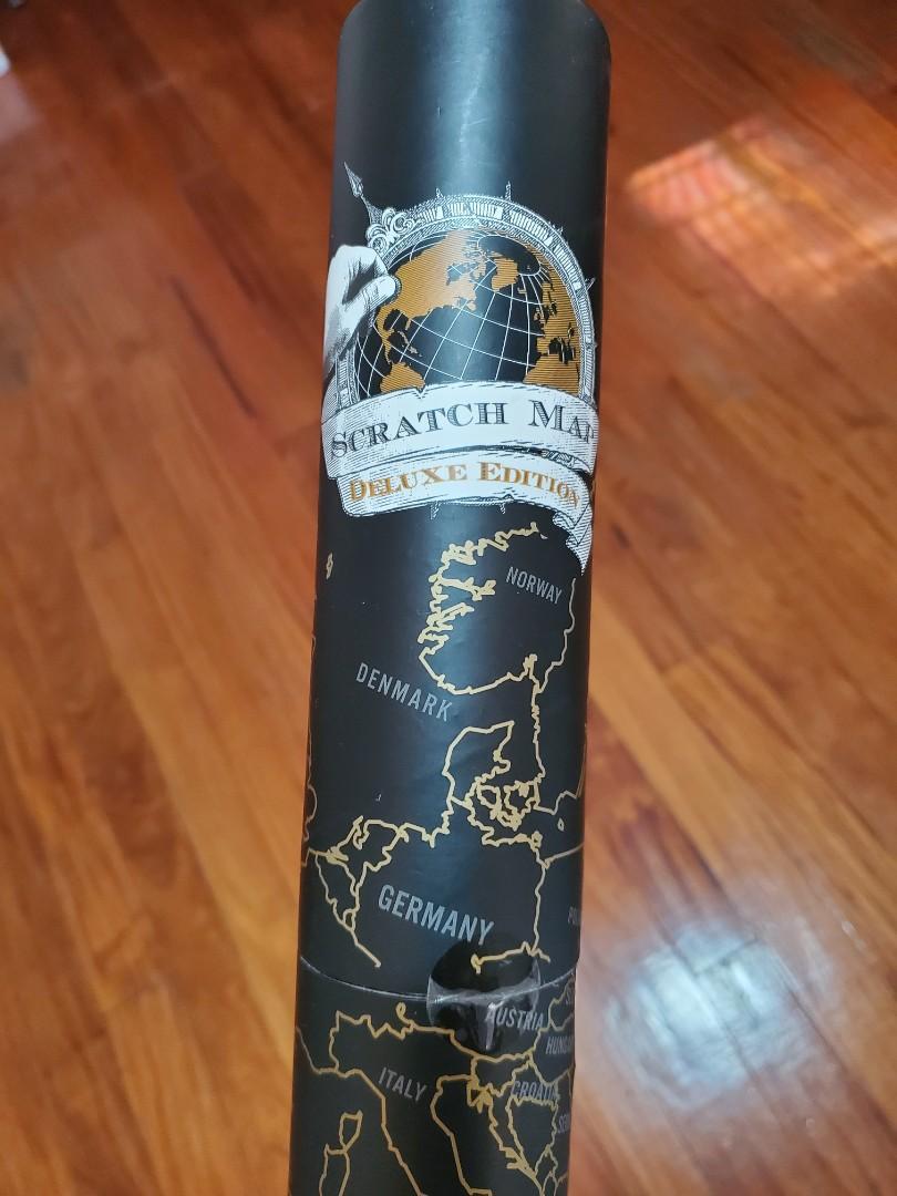 Scratch Map Deluxe Edition, Hobbies & Toys, Toys & Games on Carousell