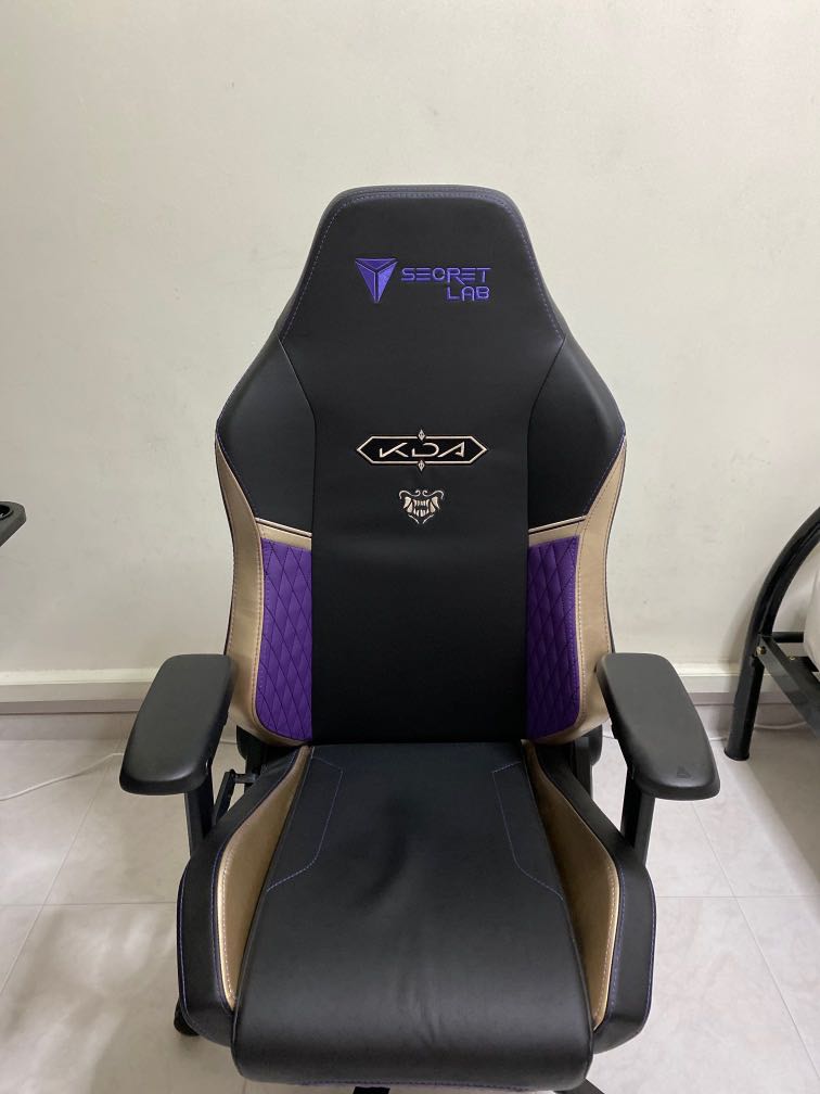 Secret lab omega KDA limited edition gaming chair, Furniture & Home ...